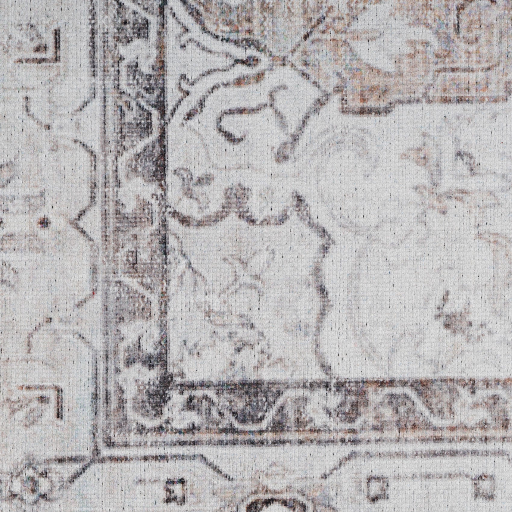 Flatwoven Washable Vintage Ivory Area Rug - Margot | Living Room Rugs ...