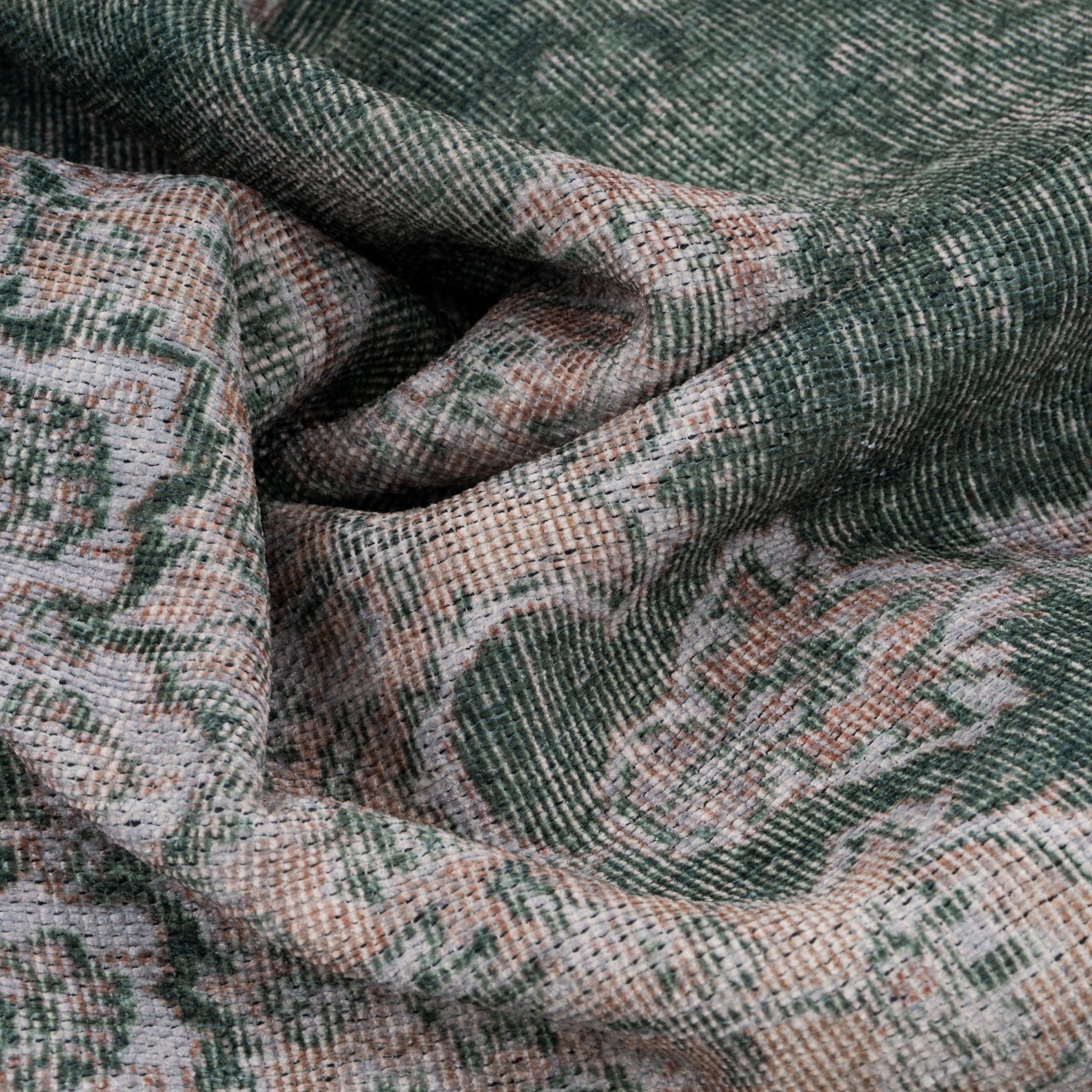 Flatwoven Washable Green Medallion Area Rug - Orion | Living Room Rugs ...