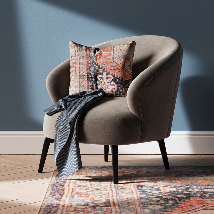 Bold Bohemian Cushion Cover | Flatwoven Washable Rugs | Kukoon Rugs Online