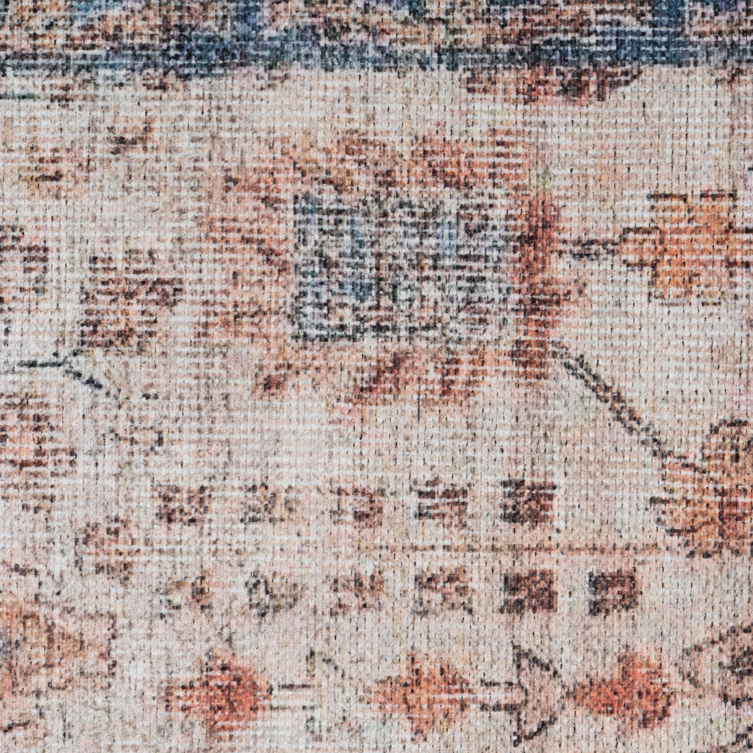 Flatwoven Washable Earthy Flora Area Rug - Shannon | Living Room Rugs ...