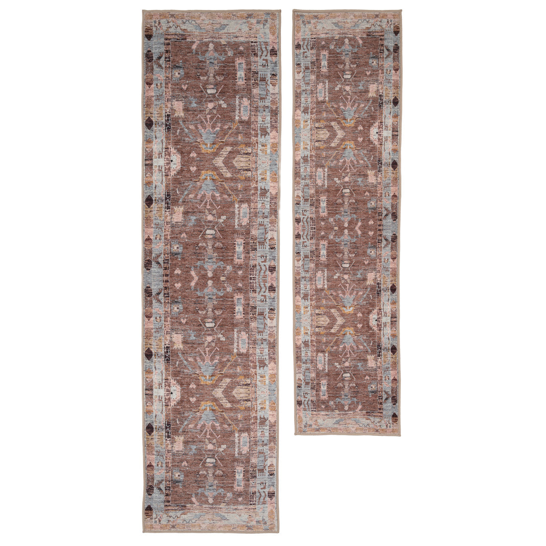 Soft Washable Brown Aztec Rug - Sybil | Living Room Rugs | Kukoon Rugs ...