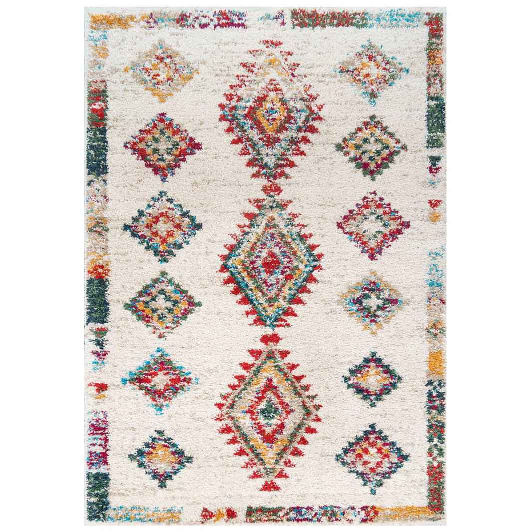 Super Soft Boho Moroccan Shaggy Rug - Bannon | Living Room Rugs ...