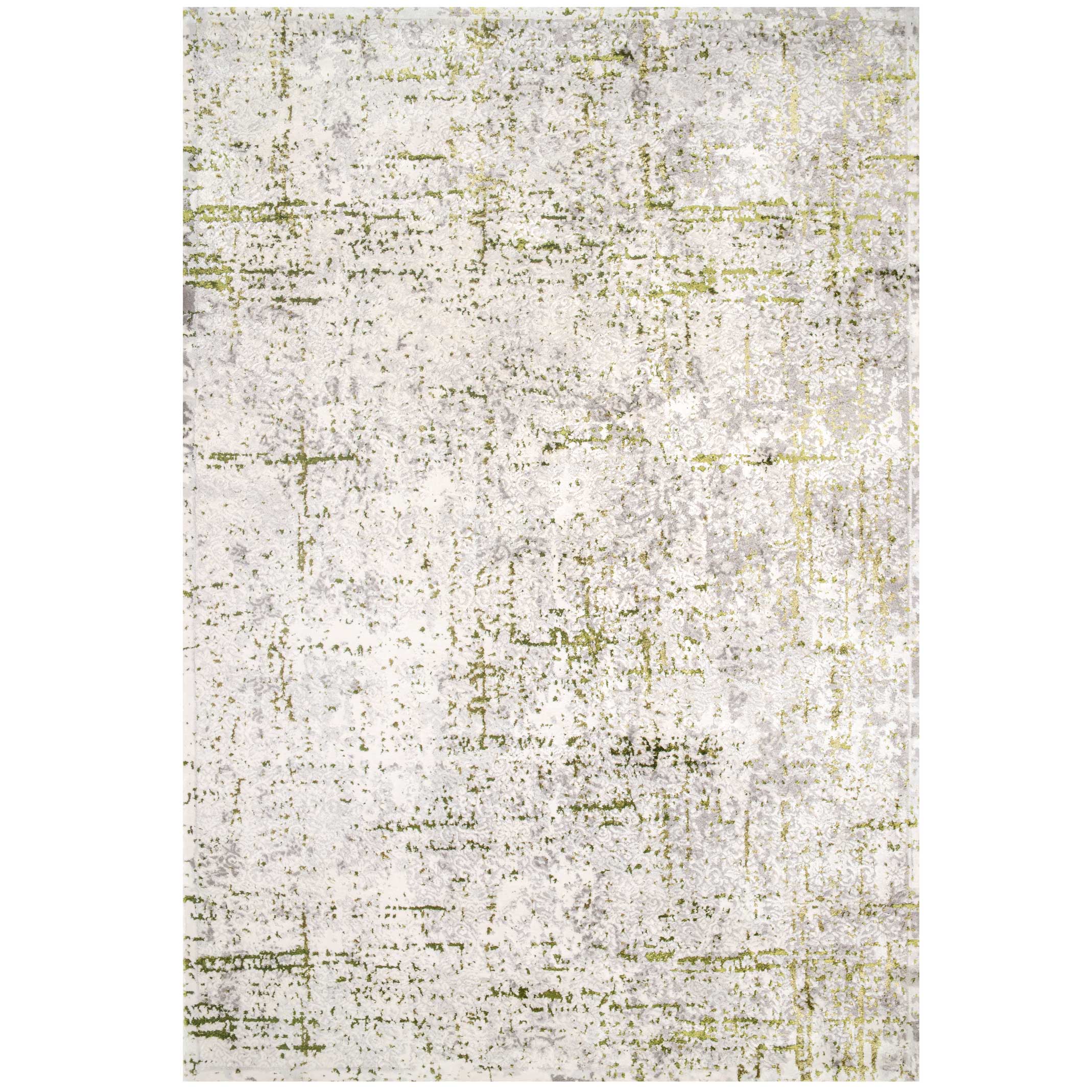 Modern Green Abstract Distressed Rugs | Living Room Rugs | Kukoon Rugs ...