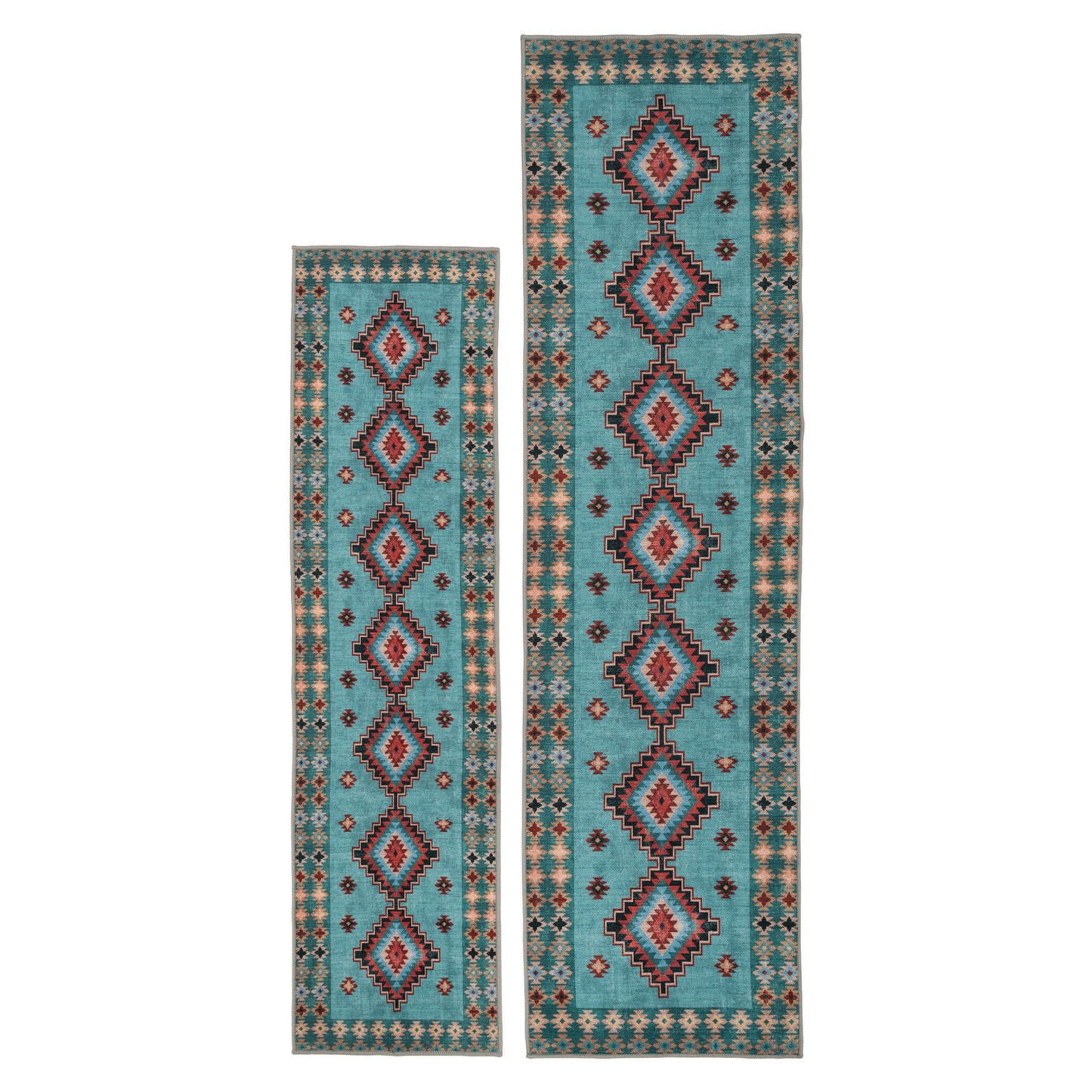 Washable Blue Berber Style Rug - Yasmine | Living Room Rugs | Kukoon ...