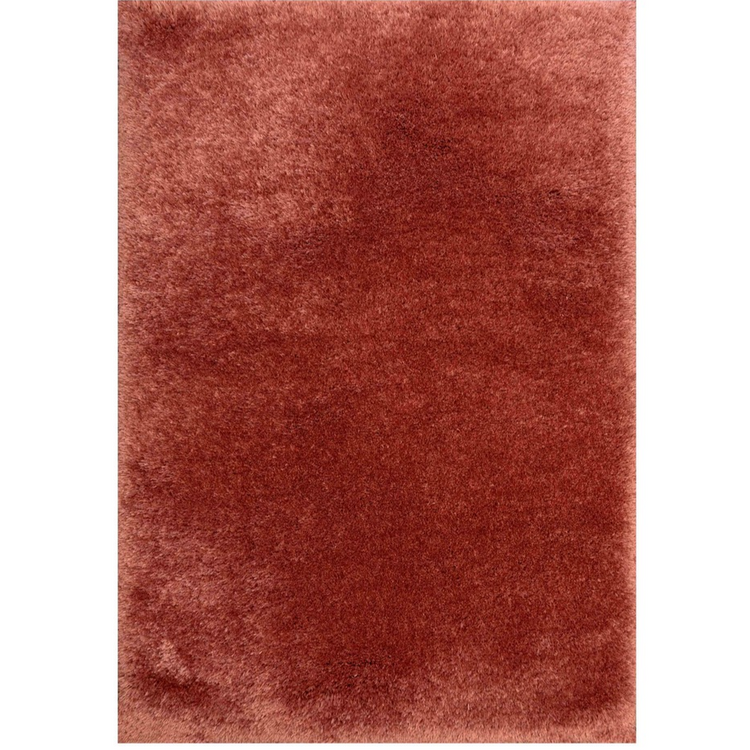 Deluxe Thick Soft Terracotta Shaggy Bedroom Rug | Living Room Rugs ...