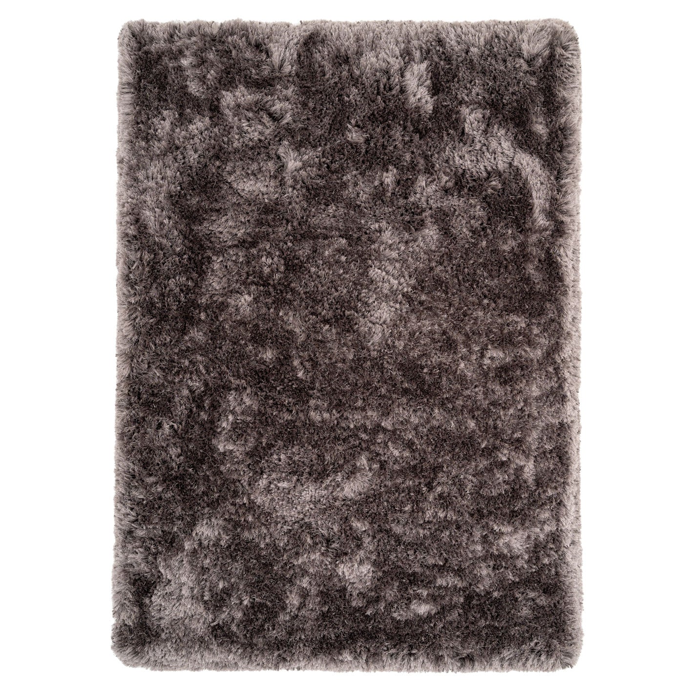 Plush Soft Grey Shaggy Area Rug - Zia | Living Room Rugs | Kukoon Rugs ...