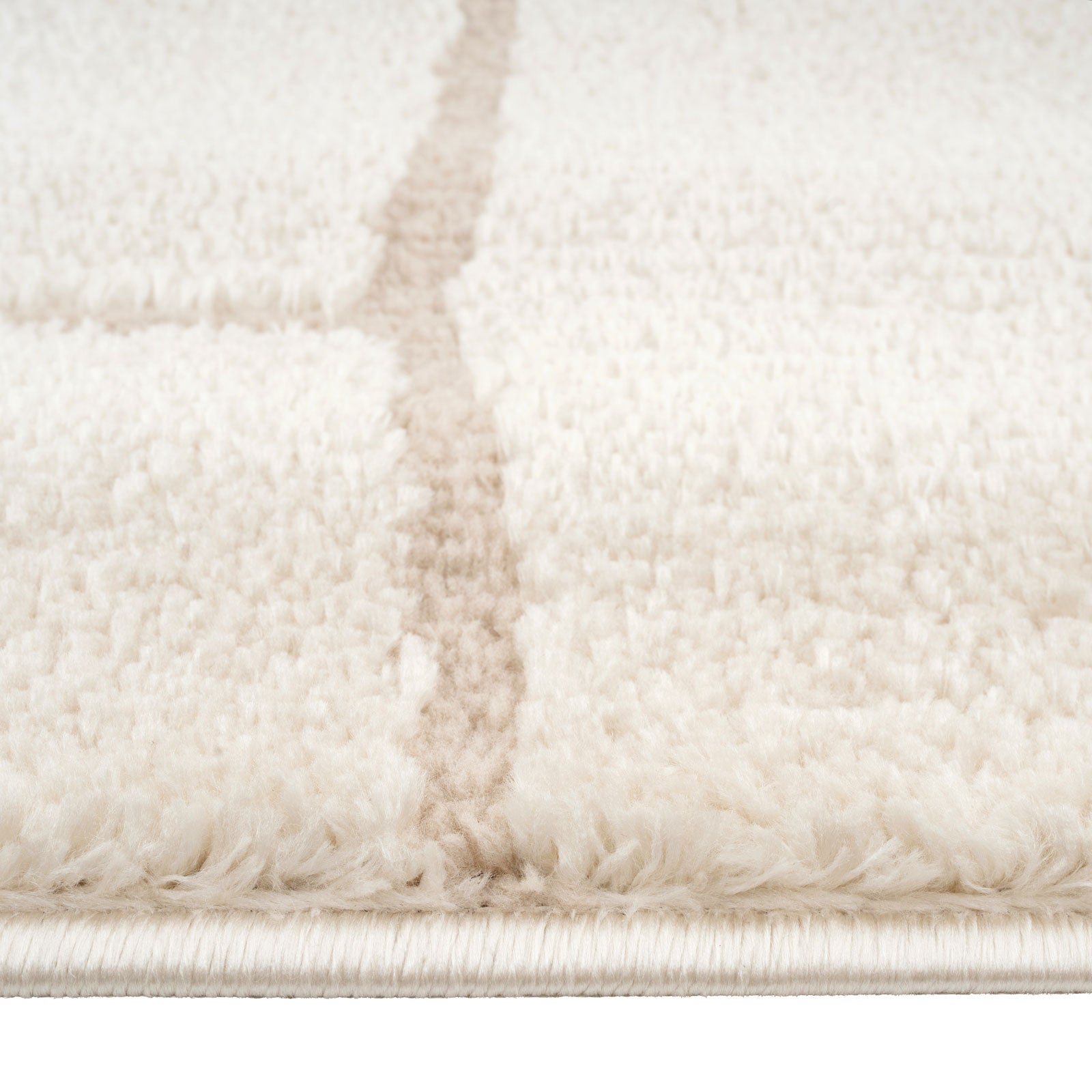 Soft Cream Abstract Rug - Aura | Living Room Rugs | Kukoon Rugs Online