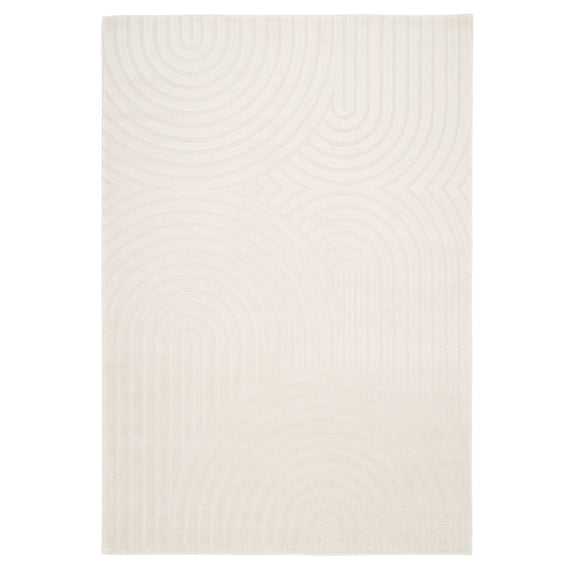Soft Cream Boho Rug - Groove | Living Room Rugs | Kukoon Rugs Online
