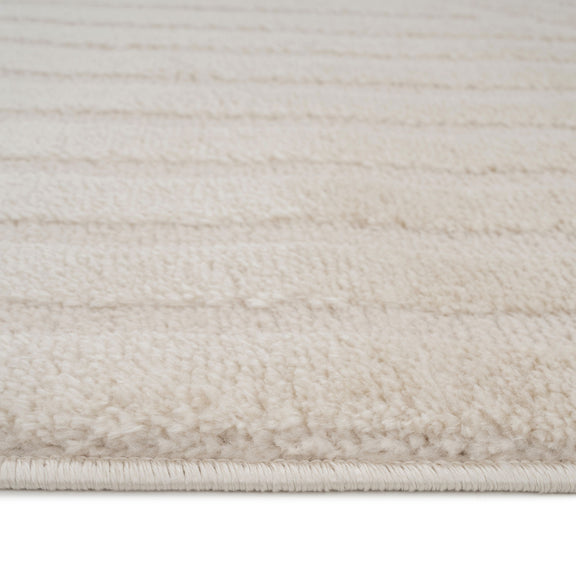 Soft Cream Boho Rug - Groove | Living Room Rugs | Kukoon Rugs Online