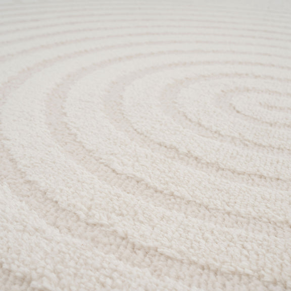 Soft Cream Boho Rug - Groove | Living Room Rugs | Kukoon Rugs Online