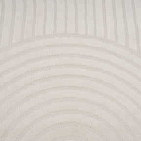 Soft Cream Boho Rug - Groove | Living Room Rugs | Kukoon Rugs Online