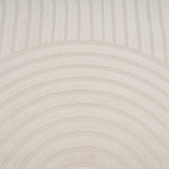Soft Cream Boho Rug - Groove | Living Room Rugs | Kukoon Rugs Online