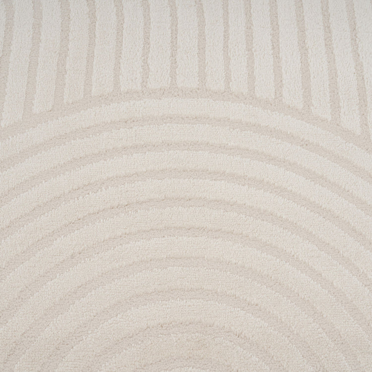 Soft Cream Boho Rug - Groove | Living Room Rugs | Kukoon Rugs Online