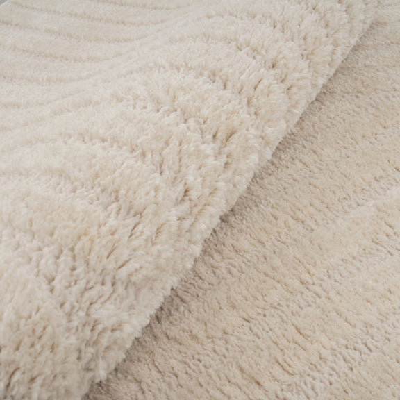 Soft Cream Boho Rug - Groove | Living Room Rugs | Kukoon Rugs Online