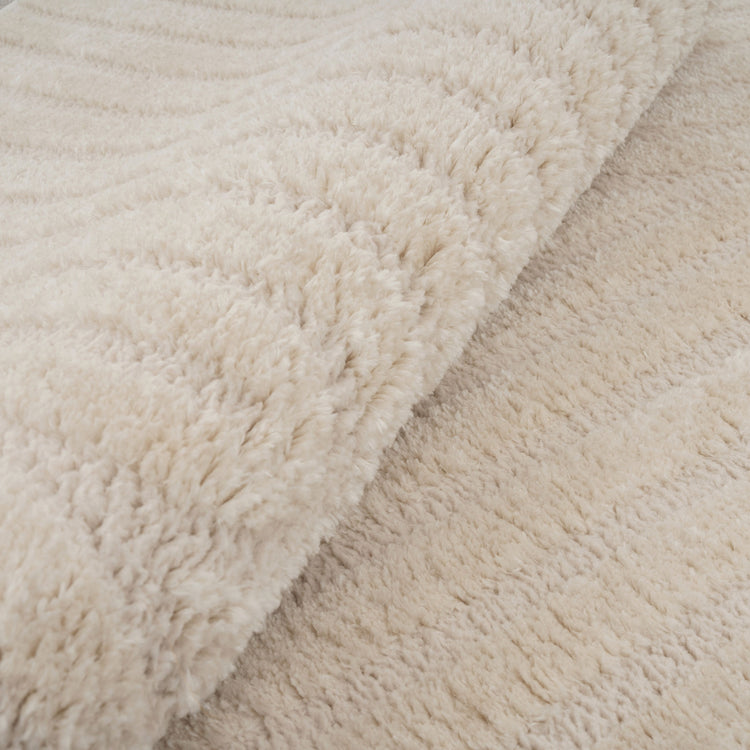 Soft Cream Boho Rug - Groove | Living Room Rugs | Kukoon Rugs Online