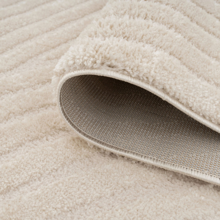Soft Cream Boho Rug - Groove | Living Room Rugs | Kukoon Rugs Online